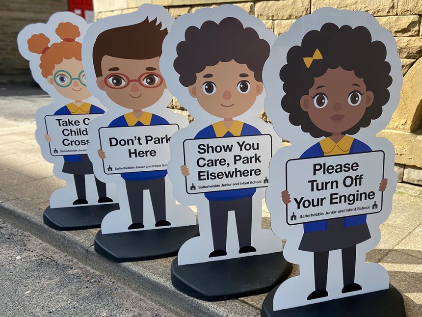 Eco Signage Salterhebble Junior and Infant School, Halifax